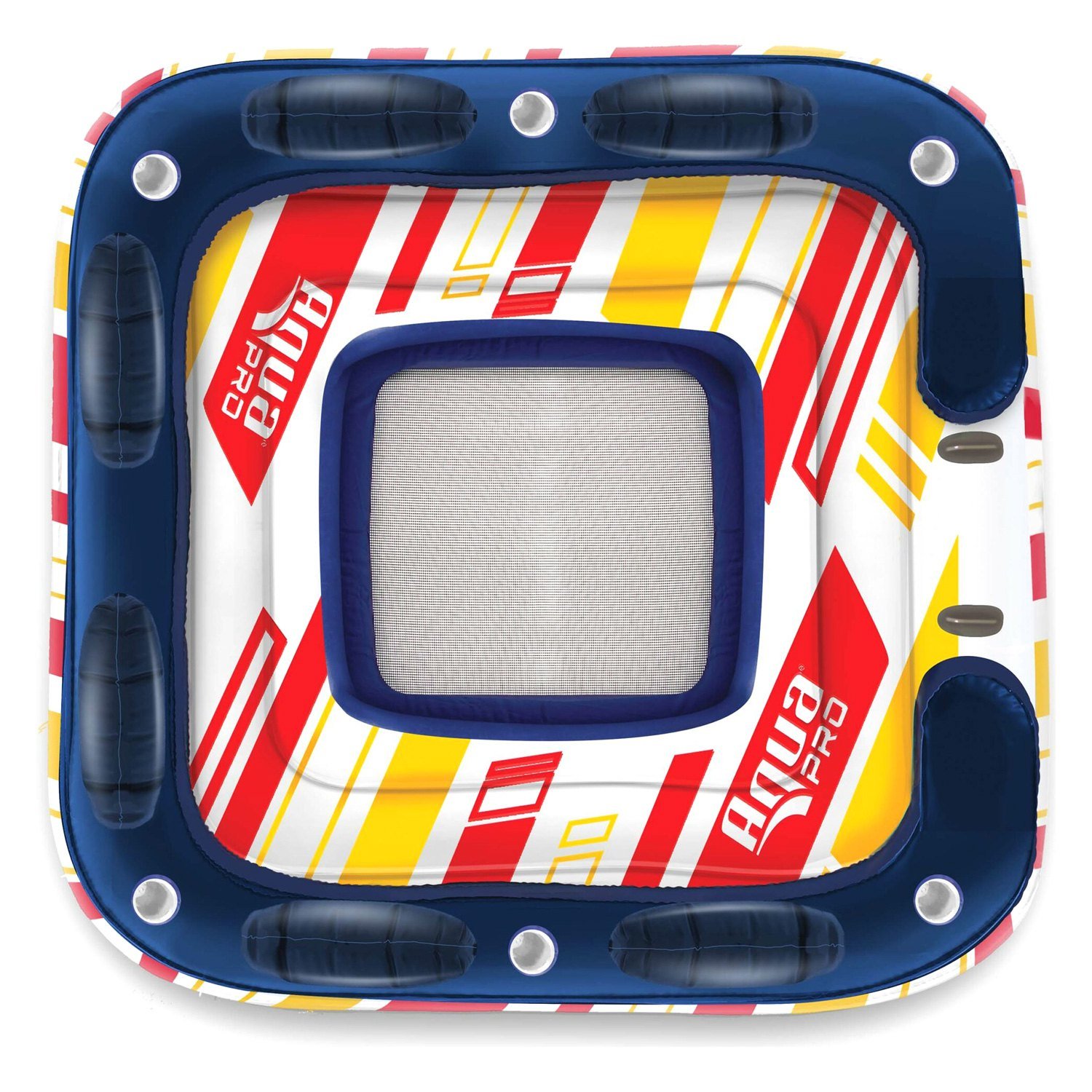 Aqua Leisure® APL21000 - Aqua Pro 7'x7' 4-5 Person Inflatable Raft ...