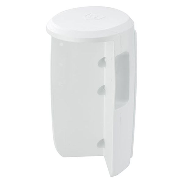 Attwood® 93534-1 - SoftSide 15" L x 7" D White PVC Round Corner Mount ...