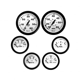 Marine Gauge Sets | Stainless Steel, Aluminum & Chrome Sets for Boats ...