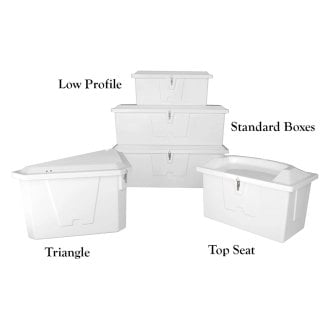 Marine Dock Boxes - Fiberglass, Plastic, Wooden, Triangular | BOATiD