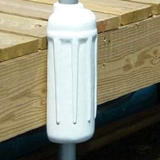 Dock Post Bumpers - Vertical, Removable - PVC, Vinyl | BOATiD