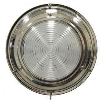 Boat Cabin Lights | LED, 12V, Brass, Dome - BOATiD.com